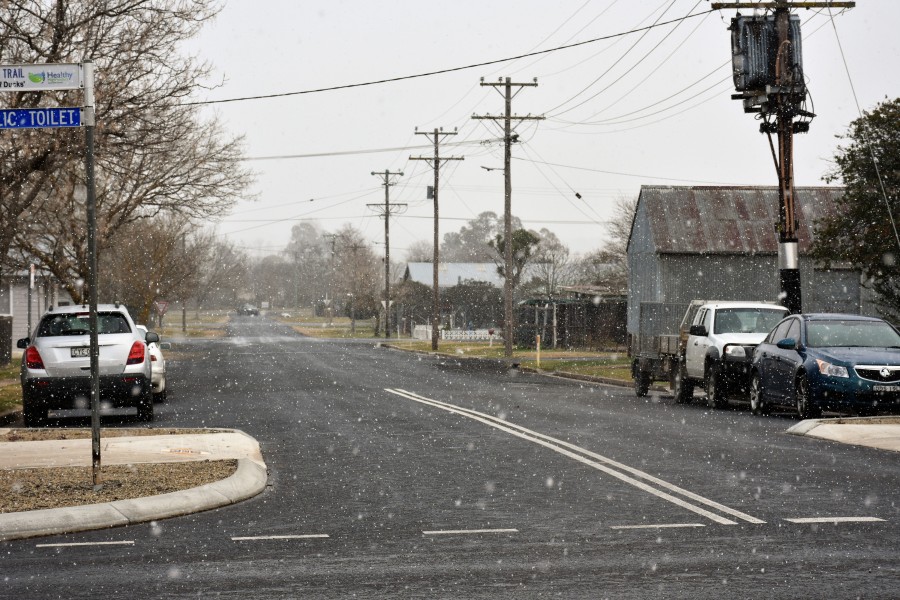 First snow day of the year - Guyra Gazette